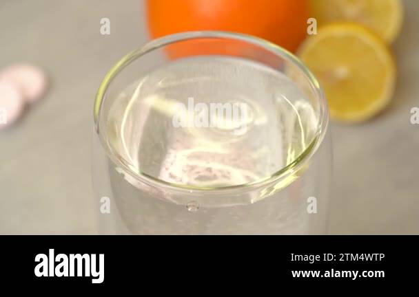 Effervescent vitamin c tablets Stock Videos & Footage - HD and 4K Video ...