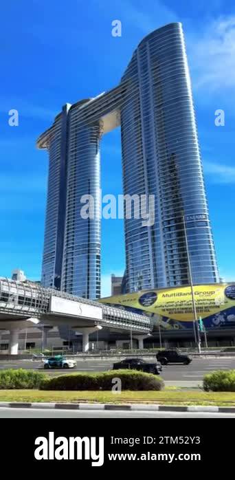Emirates tower hotel office buildings Stock Videos & Footage - HD and ...