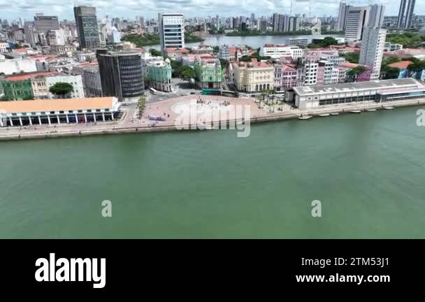 Ground Zero Square At Recife In Pernambuco Brazil. Cityscape Landscape ...