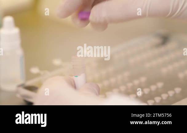 Lab technician using a micropipette Stock Videos & Footage - HD and 4K ...