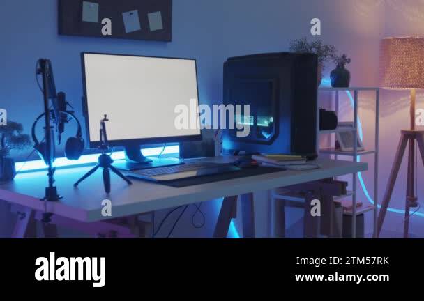 Gamer streamer room computer Stock Videos & Footage - HD and 4K Video ...