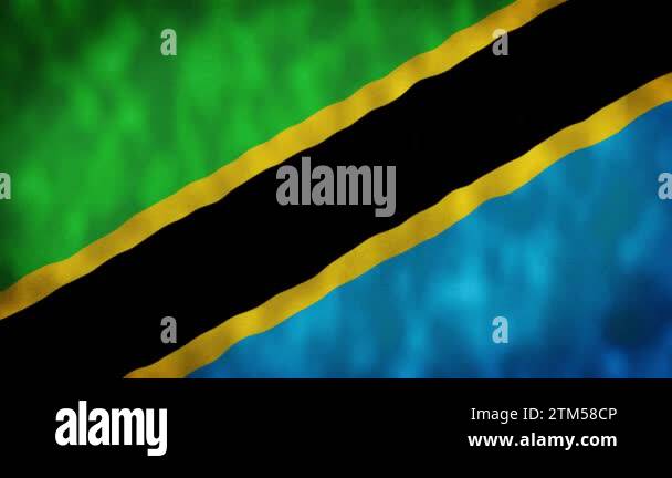Tanzania Waving Flag, Tanzania Flag, Flag of Tanzania Waving Animation ...