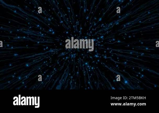 Animated Royal blue color sparkling glitter particles motion background ...