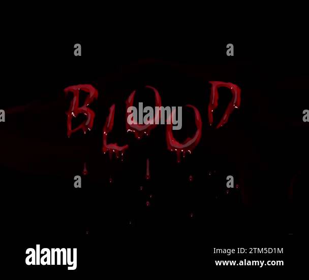 Dripping blood illustration set Stock Videos & Footage - HD and 4K ...