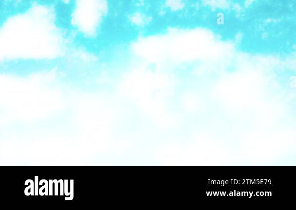 Five Second Countdown Timer With Blue Sky Abstract Background Five To