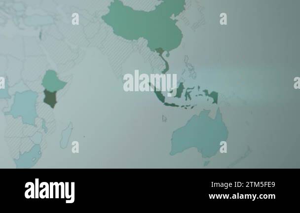 Avocado production from 1961 to 2021 world map time-lapse on computer ...