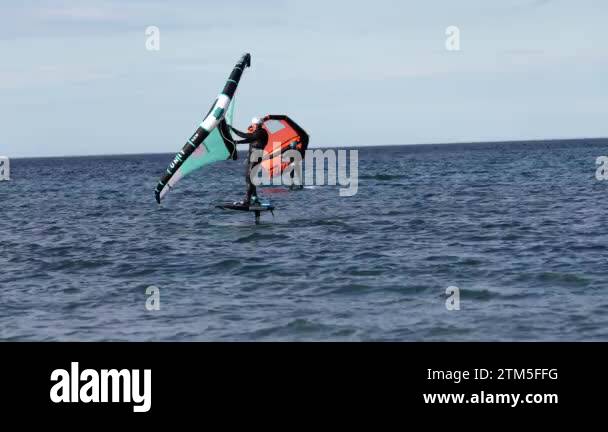 Windsurf hydrofoiling Stock Videos & Footage - HD and 4K Video Clips ...