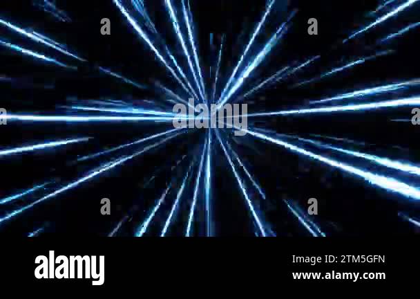 Seamless Loop Portal Travel Hyper Jump Speed Lines Fast Speed Power ...