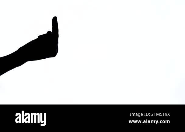 White hand sign Stock Videos & Footage - HD and 4K Video Clips - Alamy