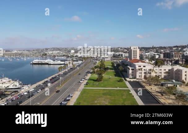 San diego bay waterfront park Stock Videos & Footage - HD and 4K Video ...