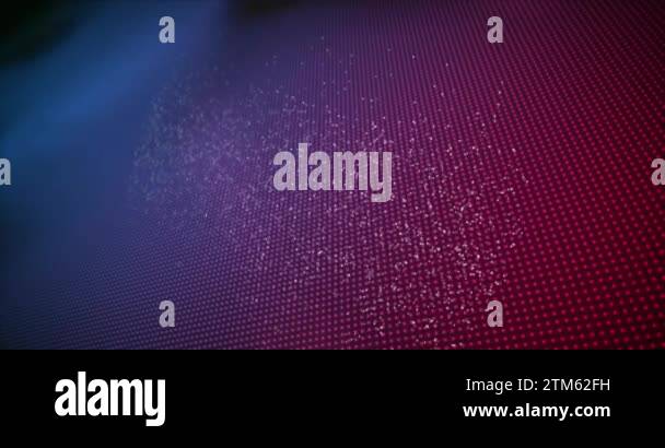 Animation of dots forming dna helix over dotted gradient background ...