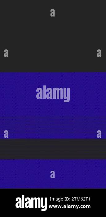 Vertical video. VHS noise analog glitch. Tape rewind. Blue black color ...