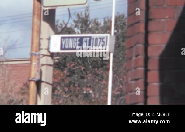 Yonge street road sign Stock Videos & Footage - HD and 4K Video Clips ...