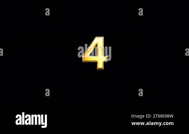 Golden number four word Stock Videos & Footage - HD and 4K Video Clips ...