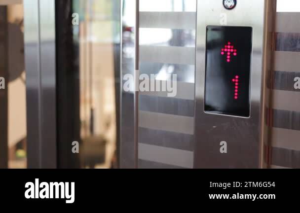 Elevator up stair from 1 to 2 floor Stock Video Footage - Alamy
