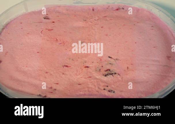 Raspberry ice cream tub Stock Videos & Footage - HD and 4K Video Clips ...
