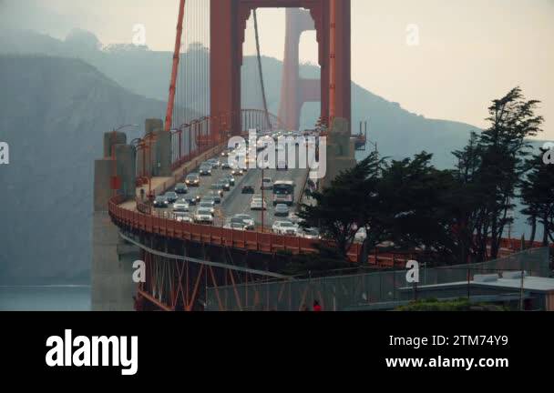 Golden gate bridge structure at san francisco Stock Videos & Footage ...