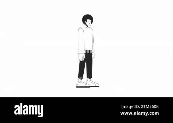 Man standing thin line Stock Videos & Footage - HD and 4K Video Clips ...