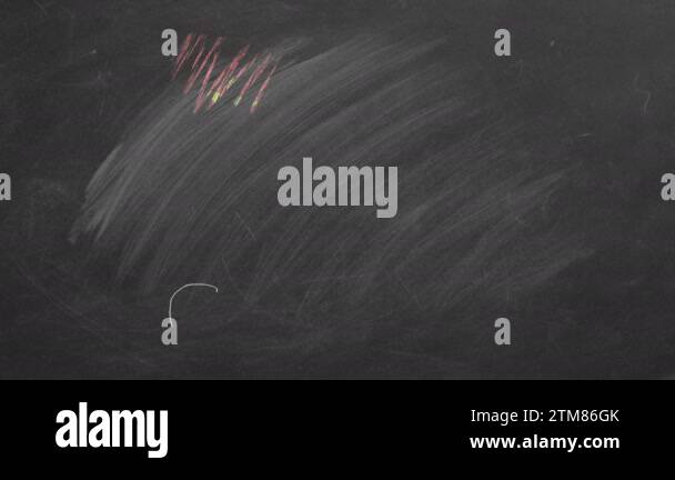 This video shows the process of drawing a flag of China on a black ...