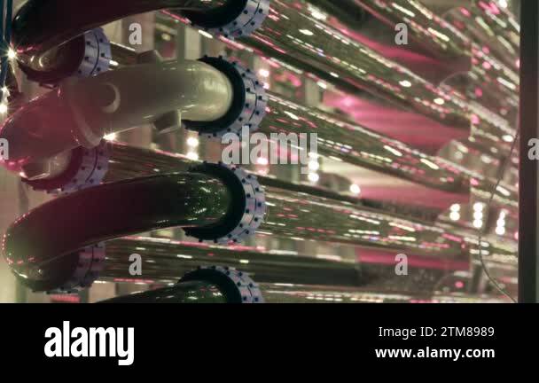 Algae reactor science tubular, research pipe hose modern laboratory ...