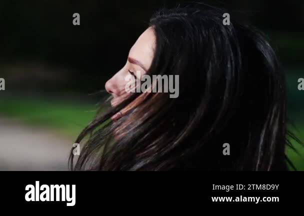 Head sideways woman Stock Videos & Footage - HD and 4K Video Clips - Alamy