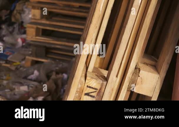 Pallet rack warehouse, logistics center. Huge, large modern warehouse ...