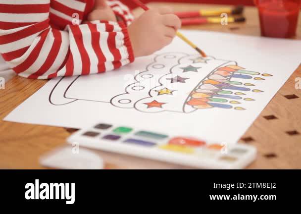 Children children coloring Stock Videos & Footage - HD and 4K Video ...