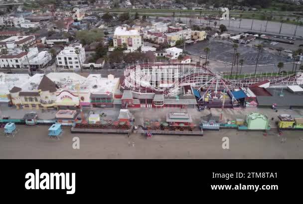 The Giant Dipper is a historic wooden roller coaster located at the ...
