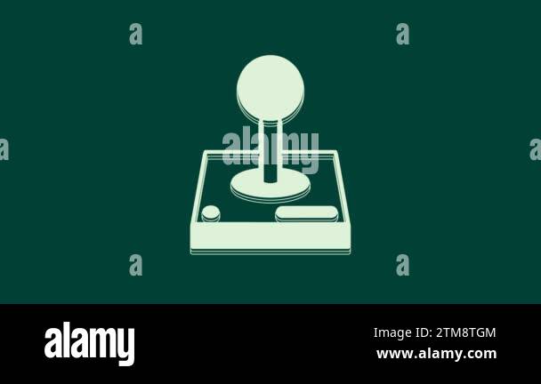 White joystick arcade machine icon Stock Videos & Footage - HD and 4K ...