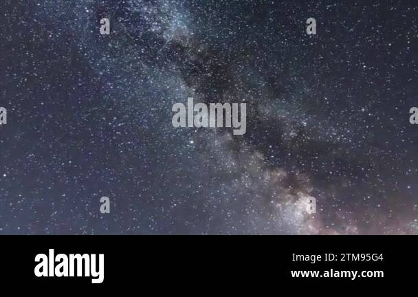 Milky Way Galaxy. Milky Way Time lapse Stock Video Footage - Alamy