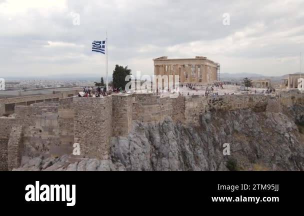 Acropolis greek flag Stock Videos & Footage - HD and 4K Video Clips - Alamy