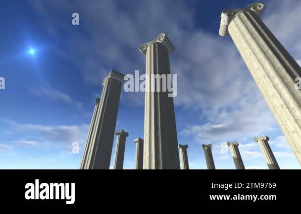 Ancient greek pillars columns Stock Videos & Footage - HD and 4K Video ...