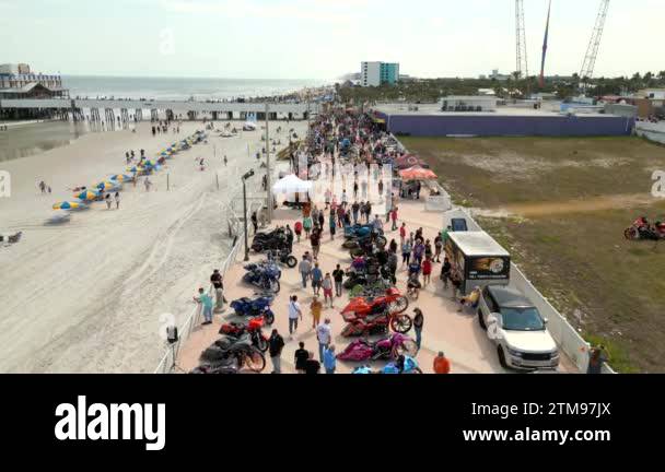 Daytona beach pier and boardwalk Stock Videos & Footage - HD and 4K ...