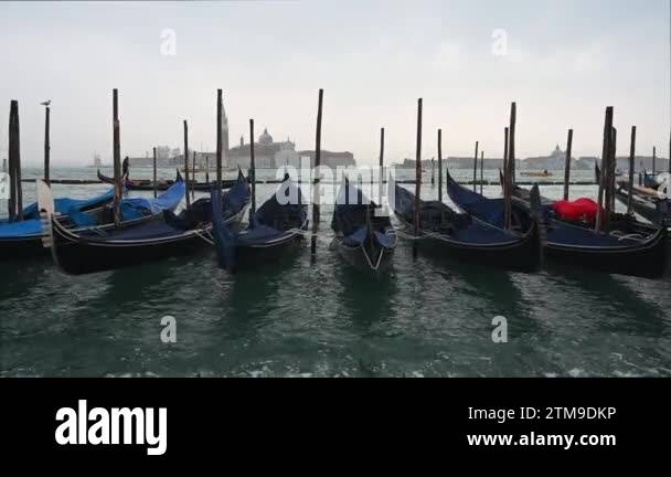 Venice gondolas moving on waves Stock Videos & Footage - HD and 4K ...
