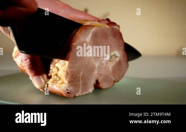 Slice the meat Stock Videos & Footage - HD and 4K Video Clips - Alamy