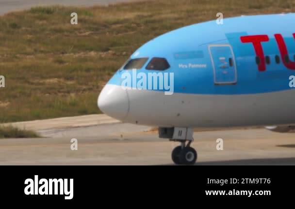 PHUKET, THAILAND - FEBRUARY 13, 2023: Airplane Boeing 787-8 Dreamliner ...