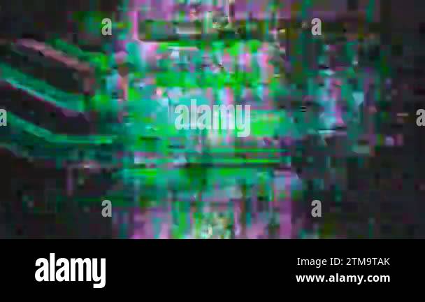 VHS tape texture animation with vintage noise and distortion, ideal for ...