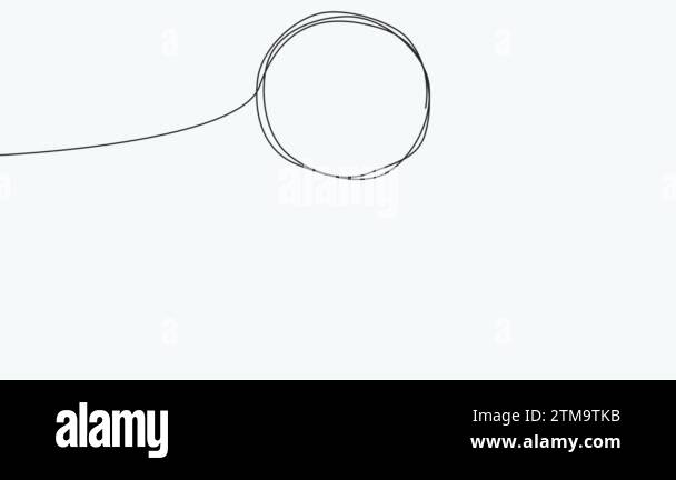 Self draw continuous line dream catcher animation 4k mystery symbol ...