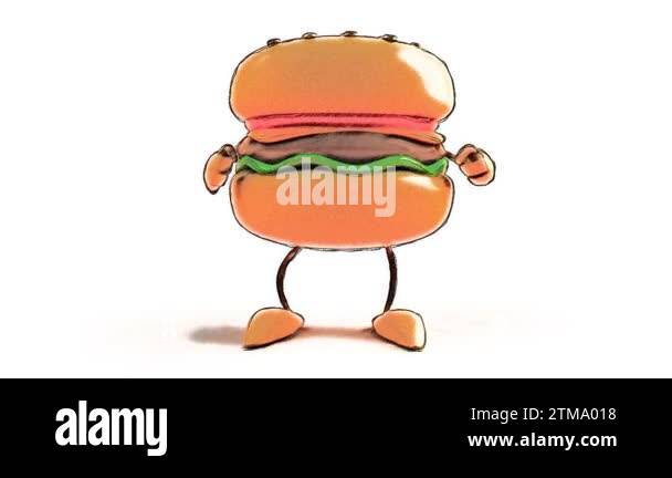 Cartoon hamburger Stock Videos & Footage - HD and 4K Video Clips - Alamy