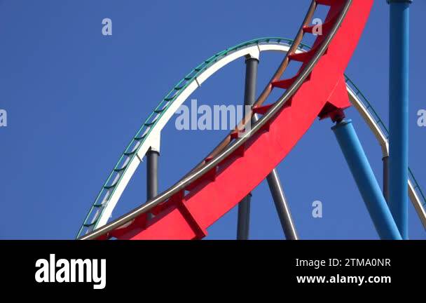Theme park roller coasters Stock Videos & Footage - HD and 4K Video ...