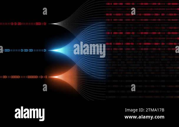 Big Data technology - data flow concept - neural network animation for ...