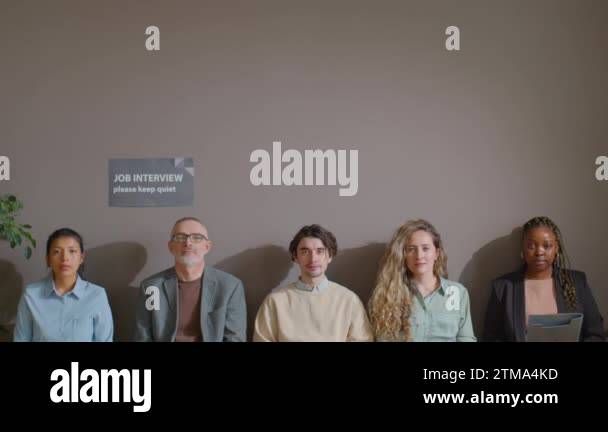 Candidates wait job interview Stock Videos & Footage - HD and 4K Video ...
