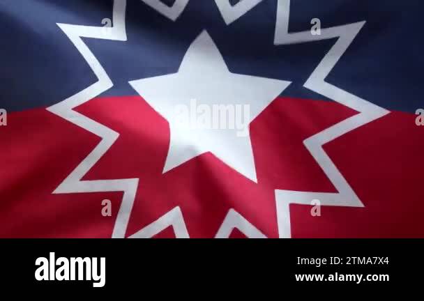 Waving Juneteenth Flag with symbol in the center. Since 1865 ... Waving Juneteenth Flag with symbol in the center. Since 1865 ...
