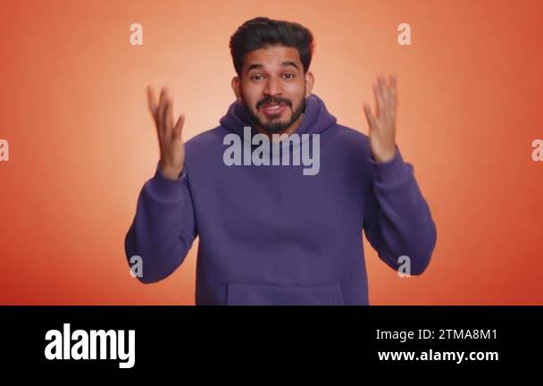 Oh my God, Wow. Excited amazed winner man raising hands in surprise ...