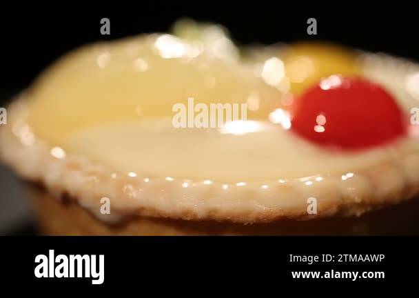 Sweet cake with sugar, flavours and fat, unhealthy dessert, risk of ...