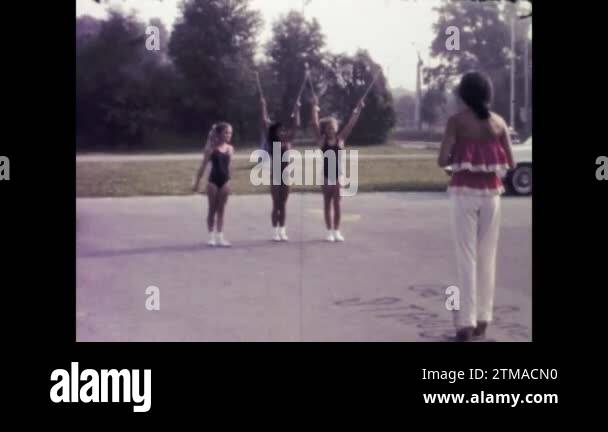 Chicago, United States june 1969: Retro footage of teenage girls ...