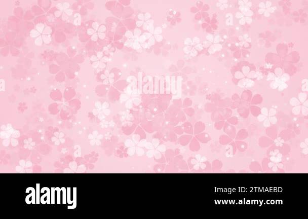 Gentle animated pink background with cherry blossoms. Small rotating ...