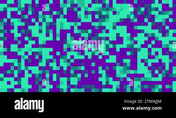 Animated multicolored pixel background. 4K resolution abstract pixel ...