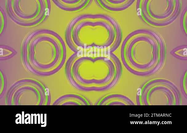 Psychedelic symmetrical background from curved multi colored shapes ...