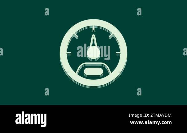 White speedometer interface icon Stock Videos & Footage - HD and 4K ...
